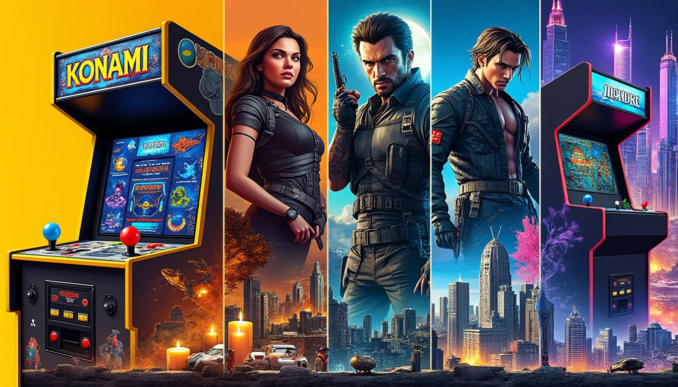 Konami : l'évolution d'un géant du jeu vidéo - Console retrogaming.fr