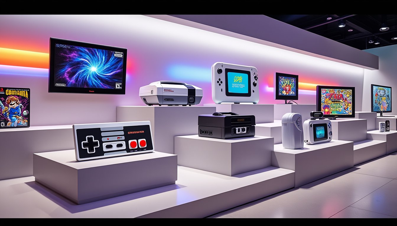 L'évolution des consoles Nintendo à travers les décennies - Console ...