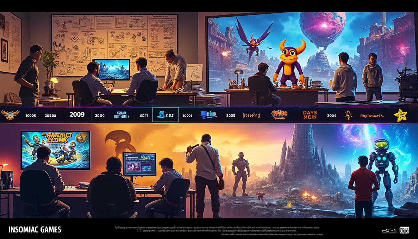 L'histoire d'Insomniac Games : un parcours à travers l'innovation ...