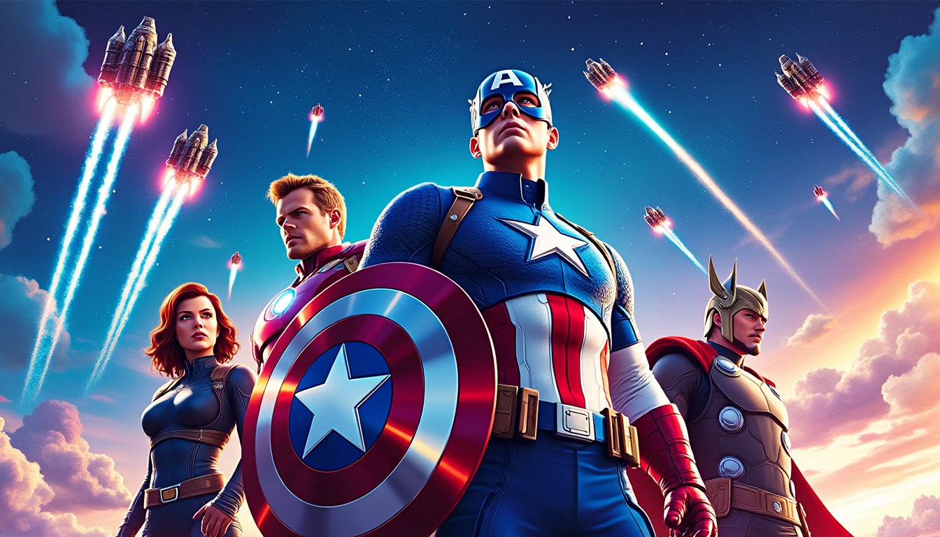 La légende de Captain America et les Avengers : un voyage dans l ...
