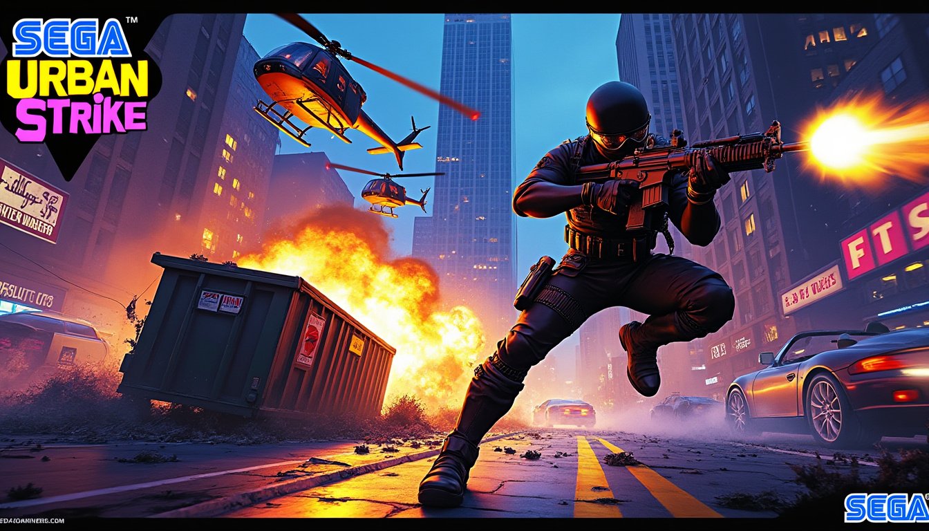 Urban Strike : une aventure captivante sur Megadrive - Console ...