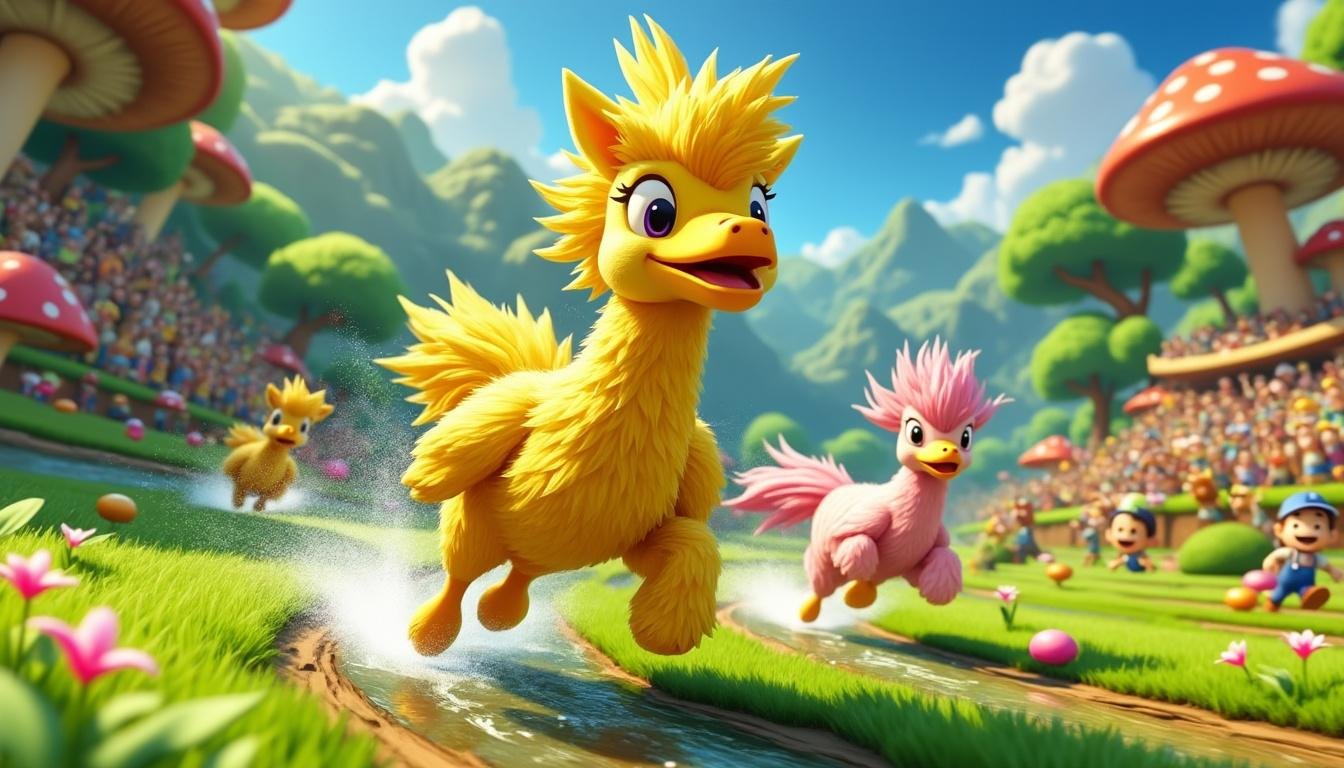Découvrez pourquoi Chocobo Racing sur PS1 est le jeu de course que vous ...