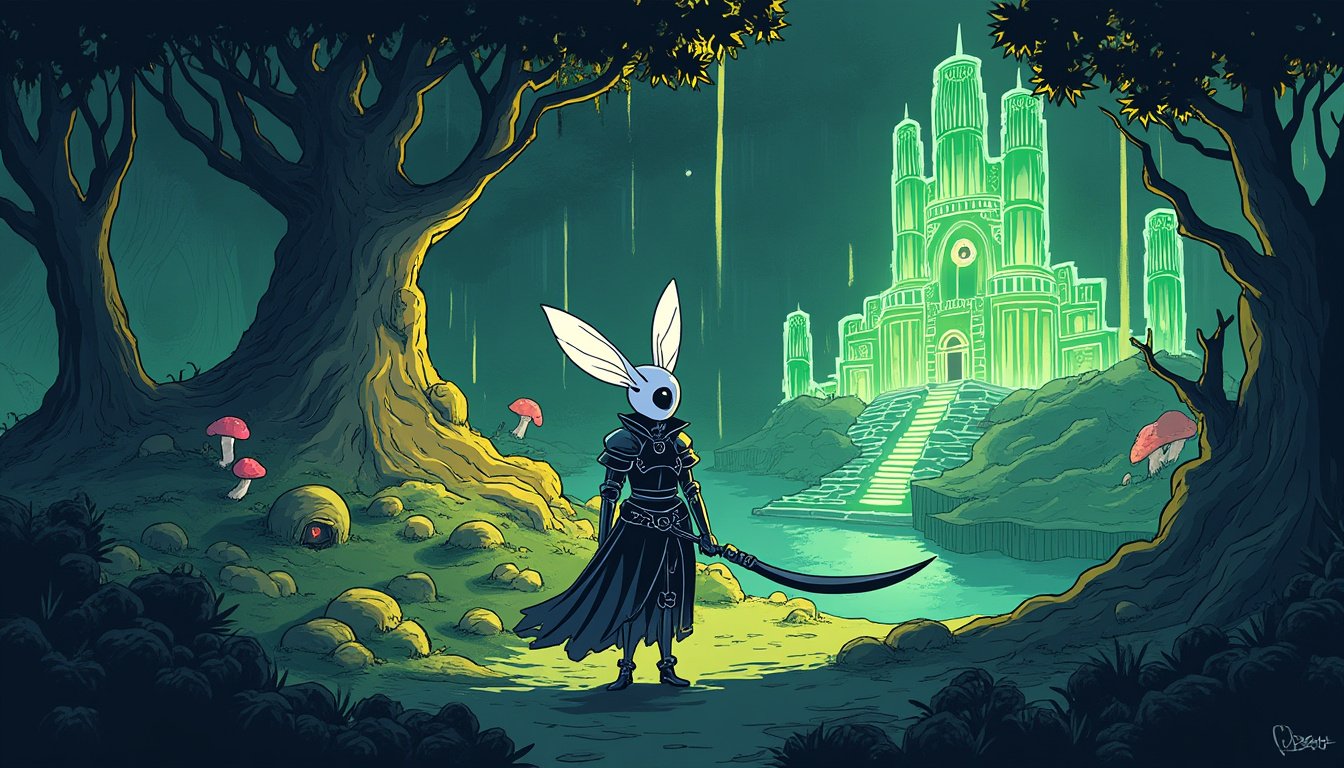 Explorer Hollow Knight 2 : Découvrez la carte interactive de Silksong ...