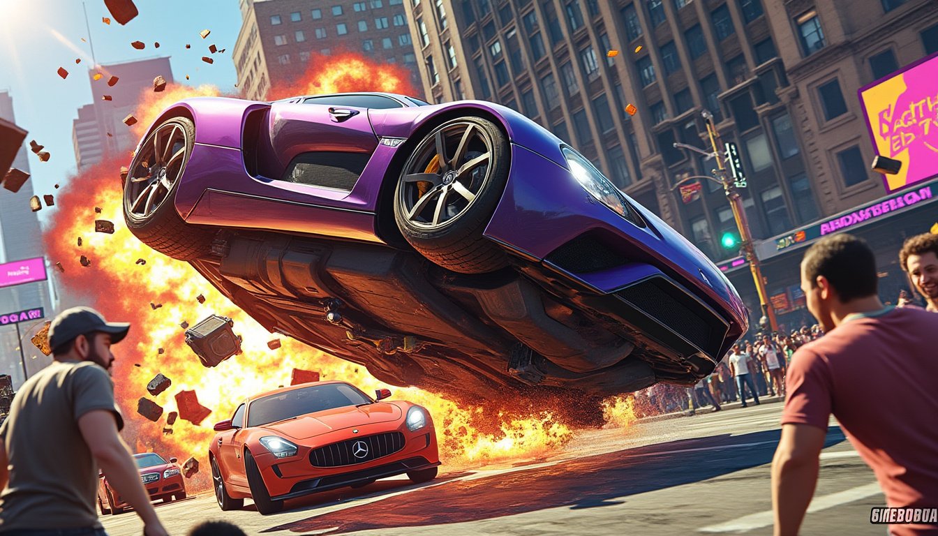 GTA 5 : Un moment culte né d'une improvisation brillante - L'accident ...